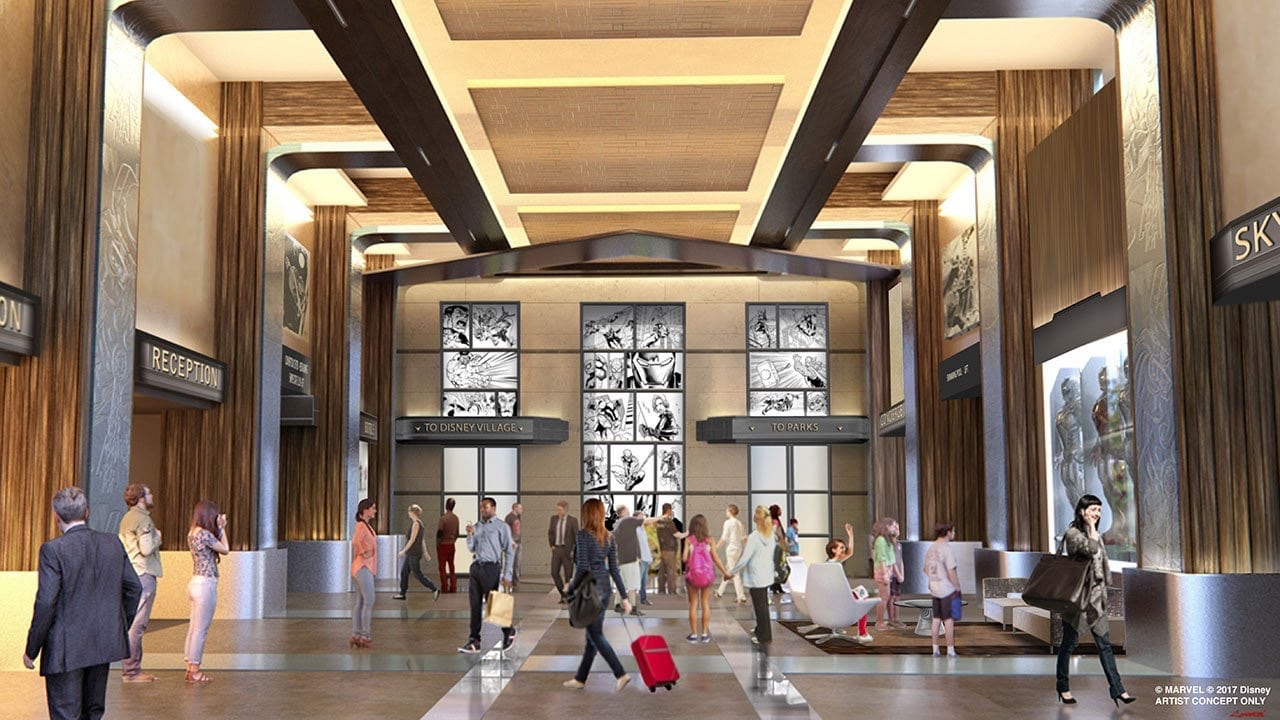 the-art-of-marvel-lobby-dlp | Disneyland Paris bons plans